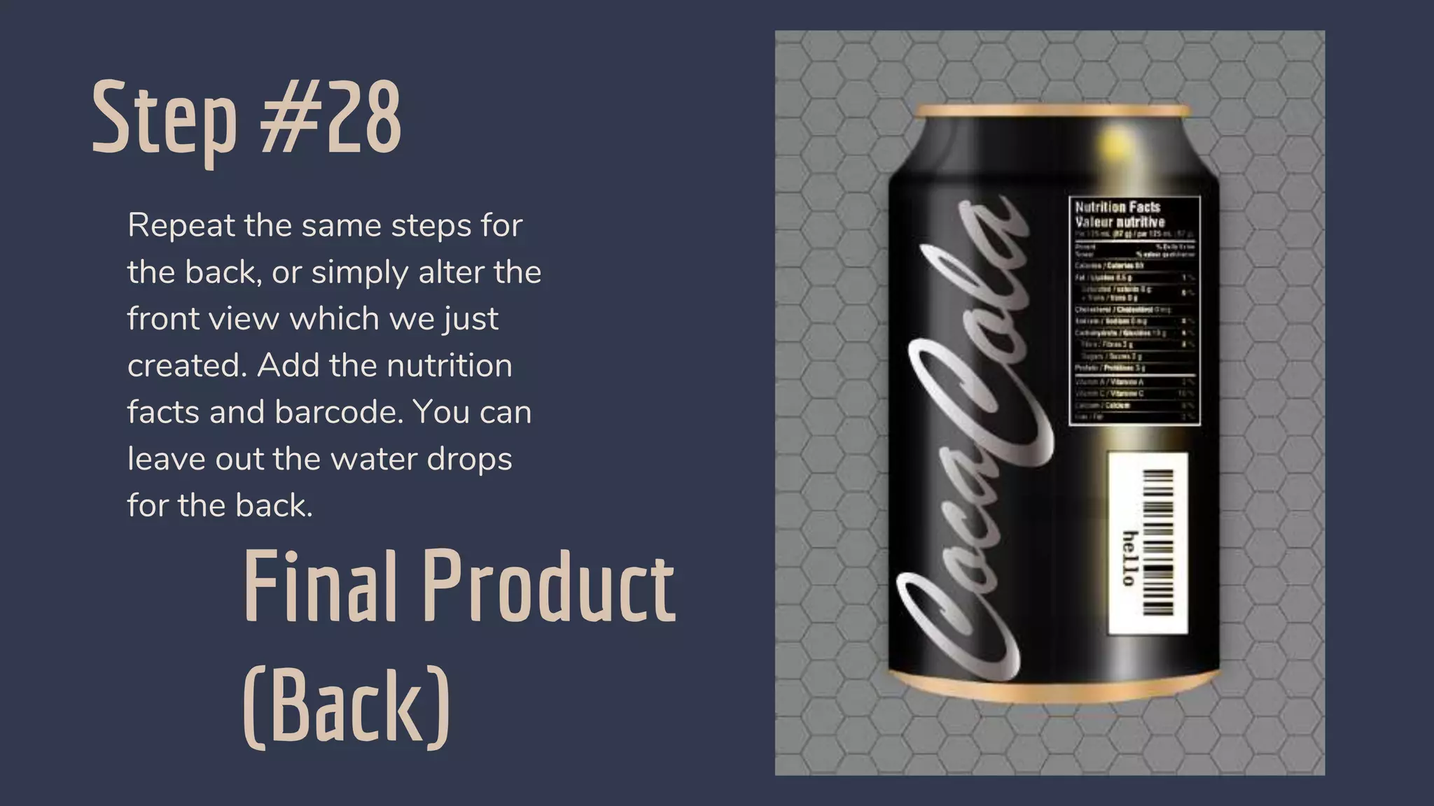 Coke can tutorial | PPT