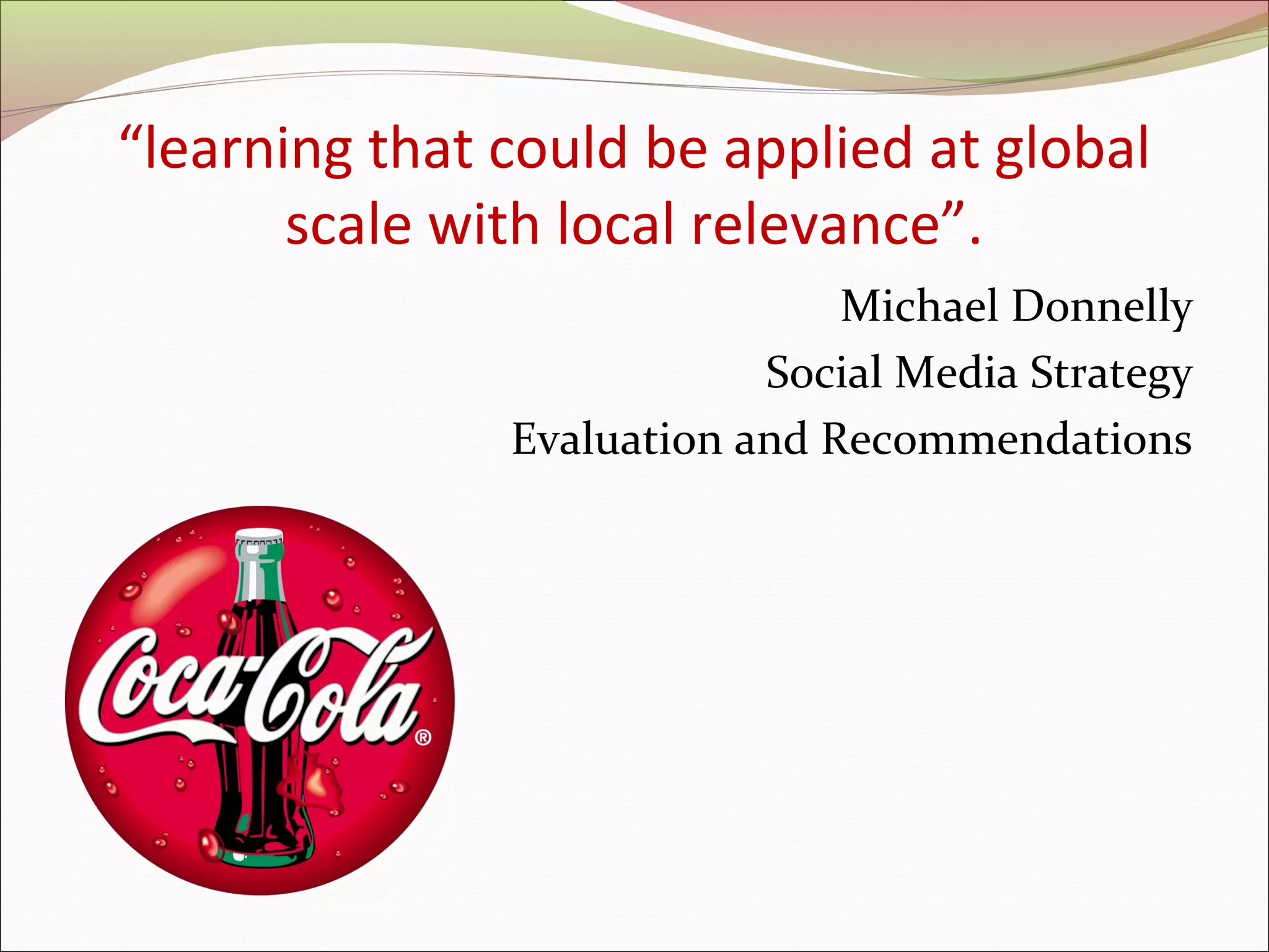 Coke case | PPT