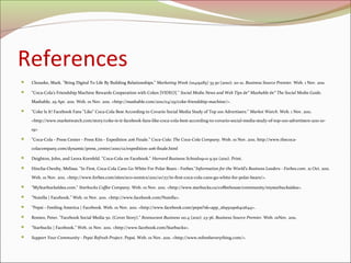 Coke case | PPT | Social Networking | Internet