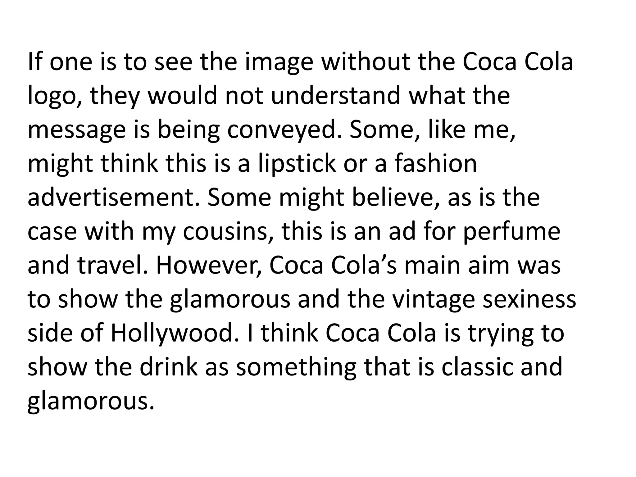 Coke communication process | PPTX