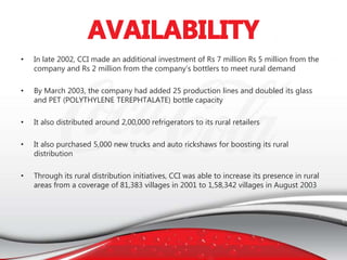 Coca Cola 's rural marketing strategy | PPTX