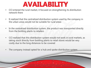 Coca Cola 's rural marketing strategy | PPTX