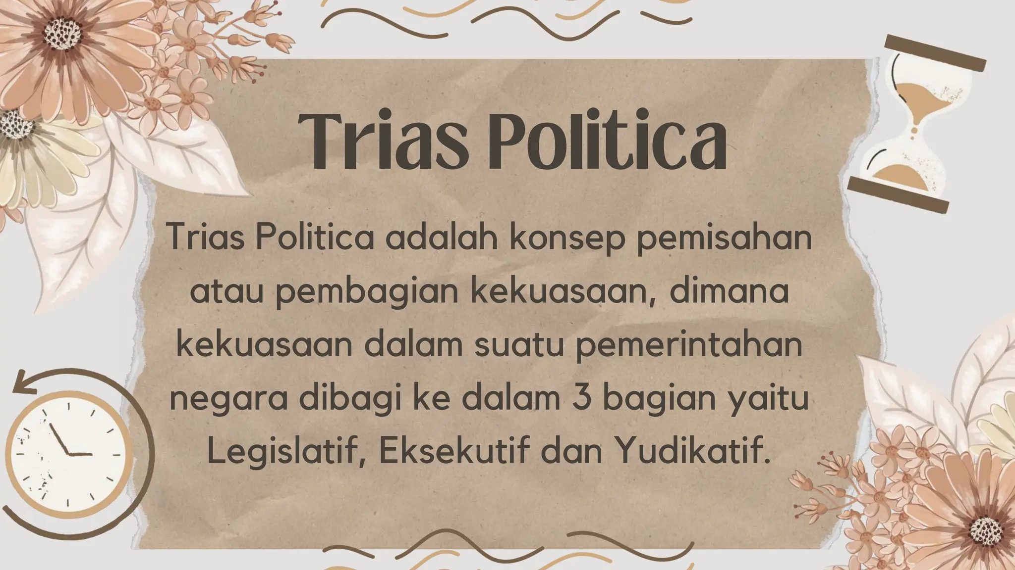 Perbandingan Pemerintahan - Sistem Pemerintahan Trias Politica di ...