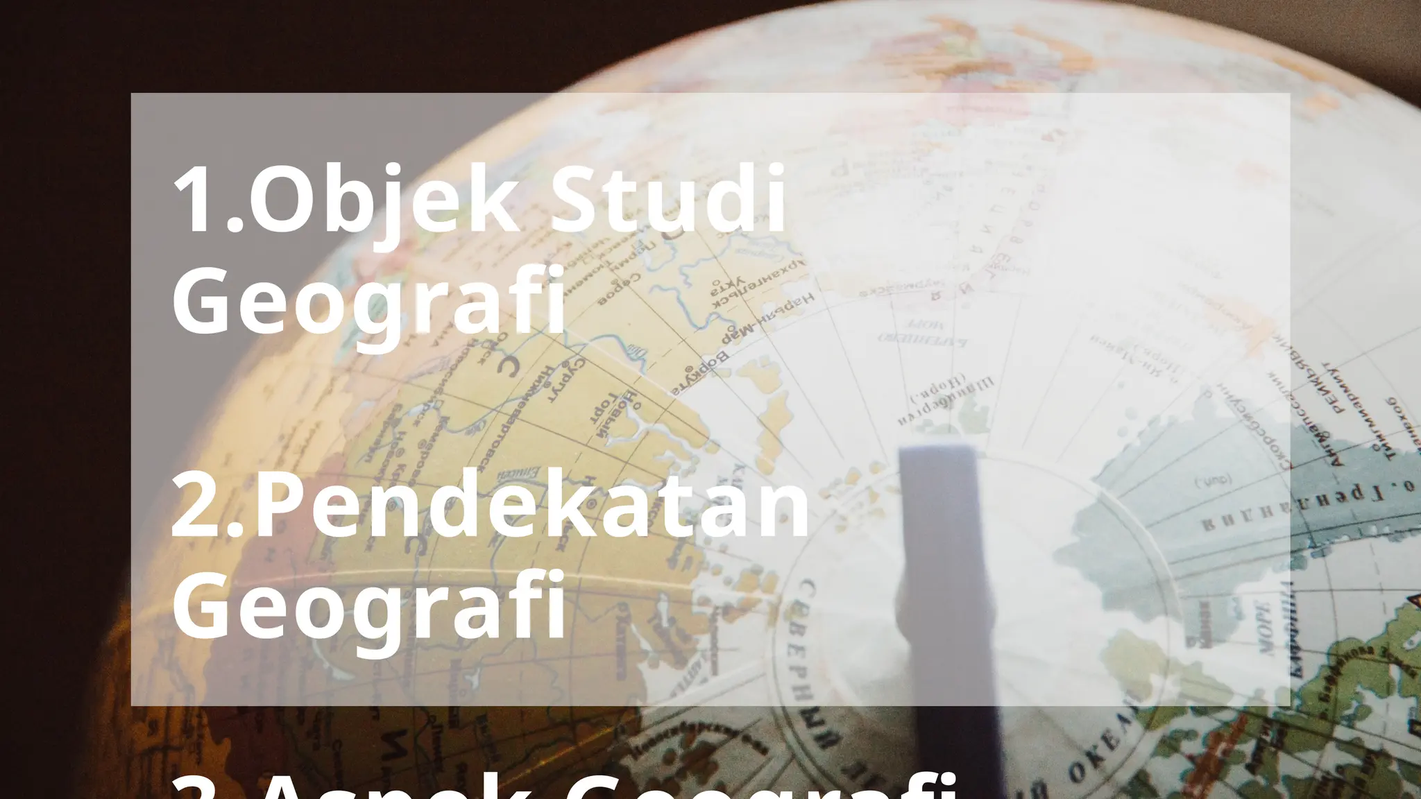 Cokelat Hitam Klasik Vintage Geografi 10 | PPTX