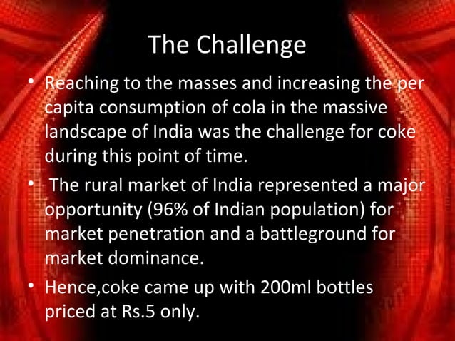 Coke ppt | PPT