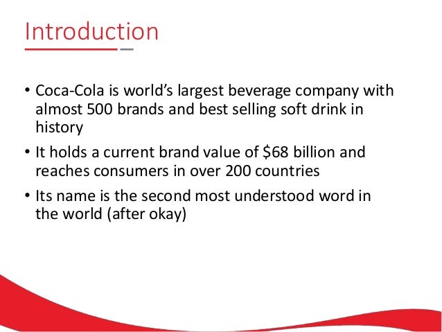 Coca-Cola Presentation