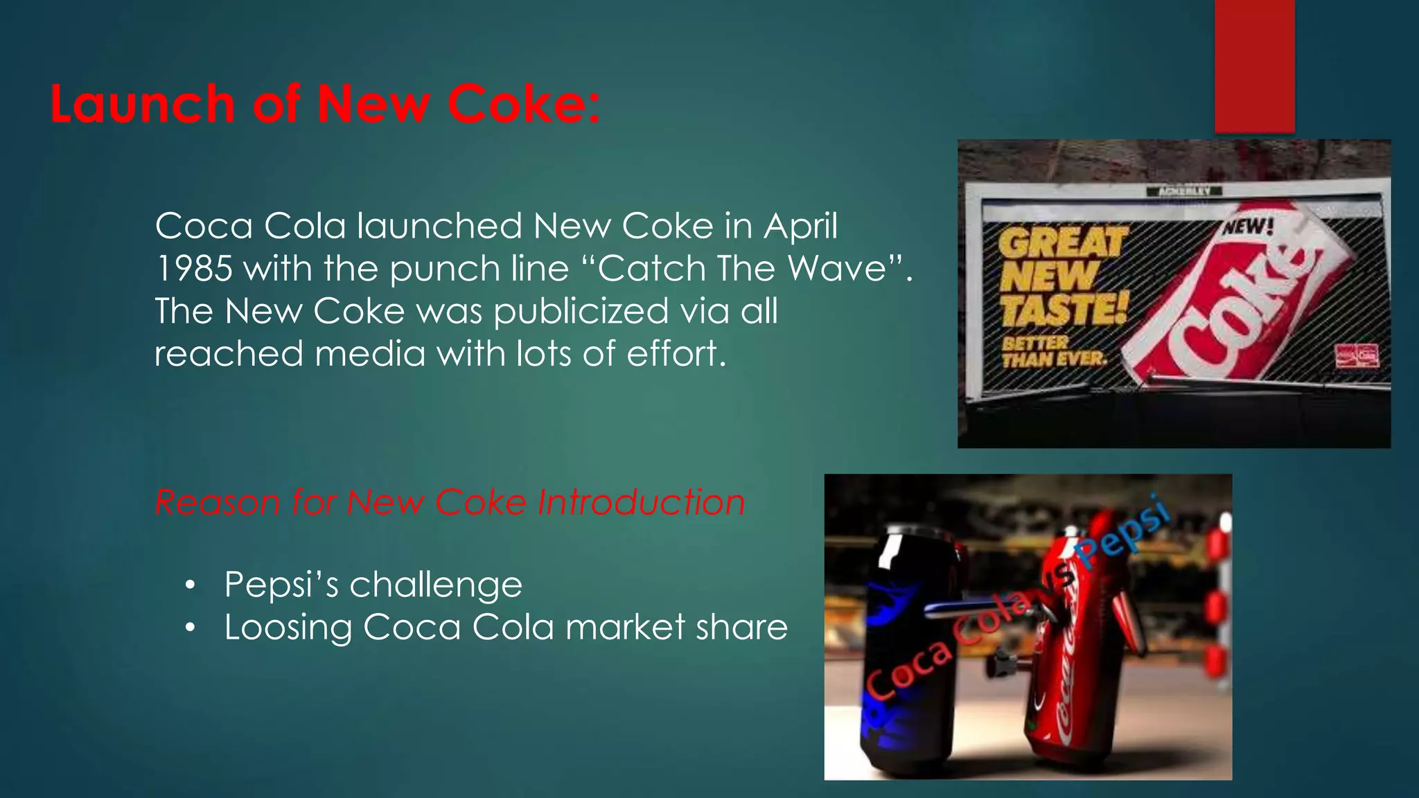 New Coke: A Classic Brand Failure | PPTX