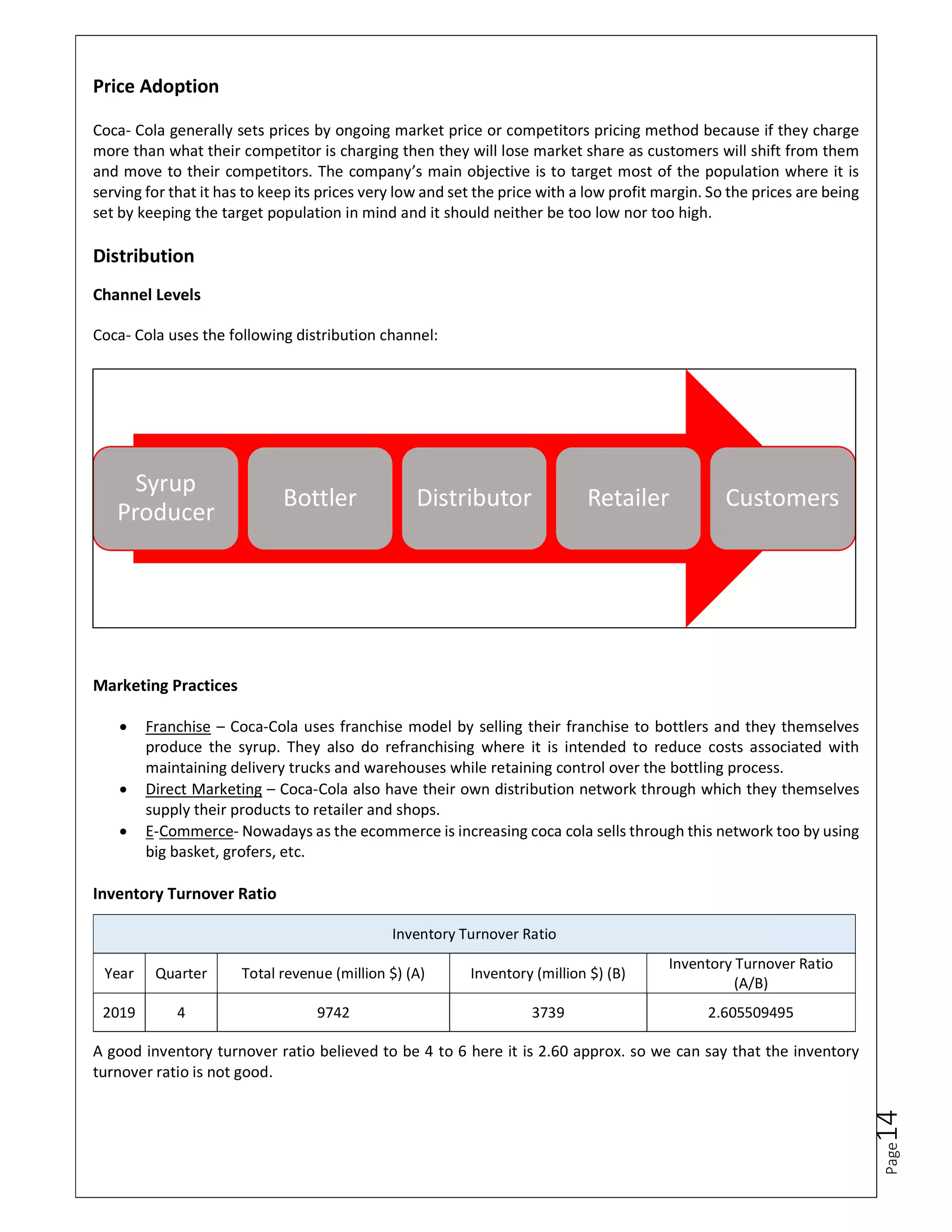 Pricing Strategies of Coca-Cola in India | PDF