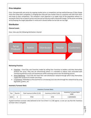 Pricing Strategies of Coca-Cola in India | PDF