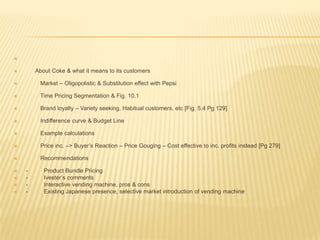 Coke pricing startegy draft2 | PPTX