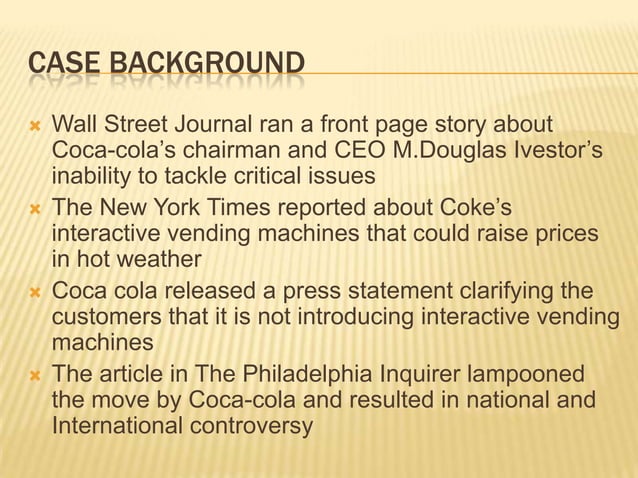 Coke pricing startegy draft2 | PPTX | Commodities | Economy