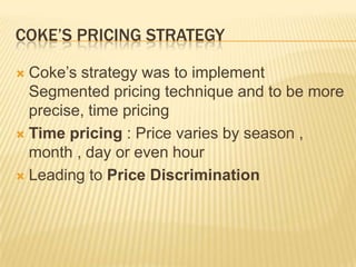 Coke pricing startegy draft2 | PPTX
