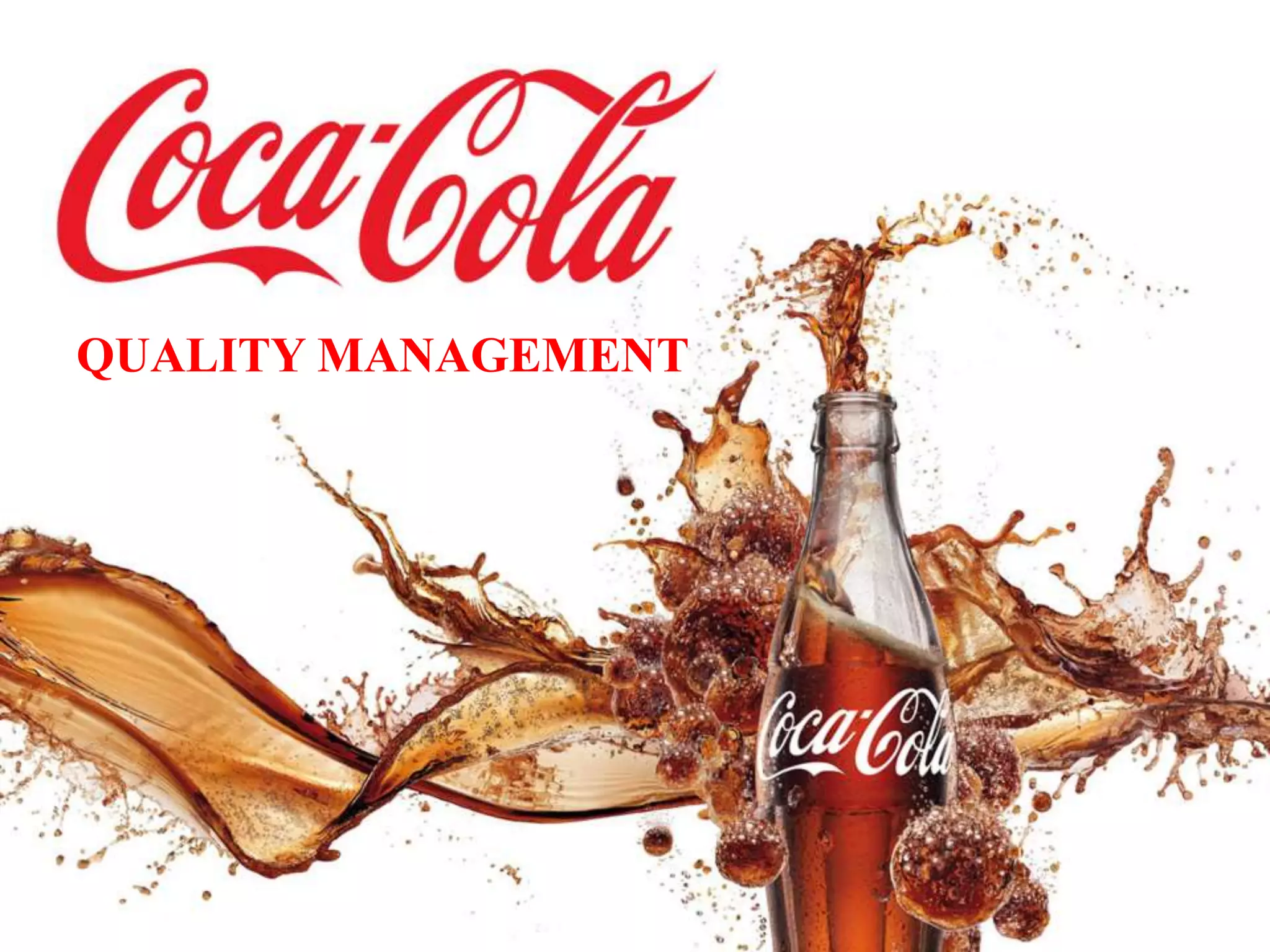 Quality Management System of Coca-Cola | PPTX