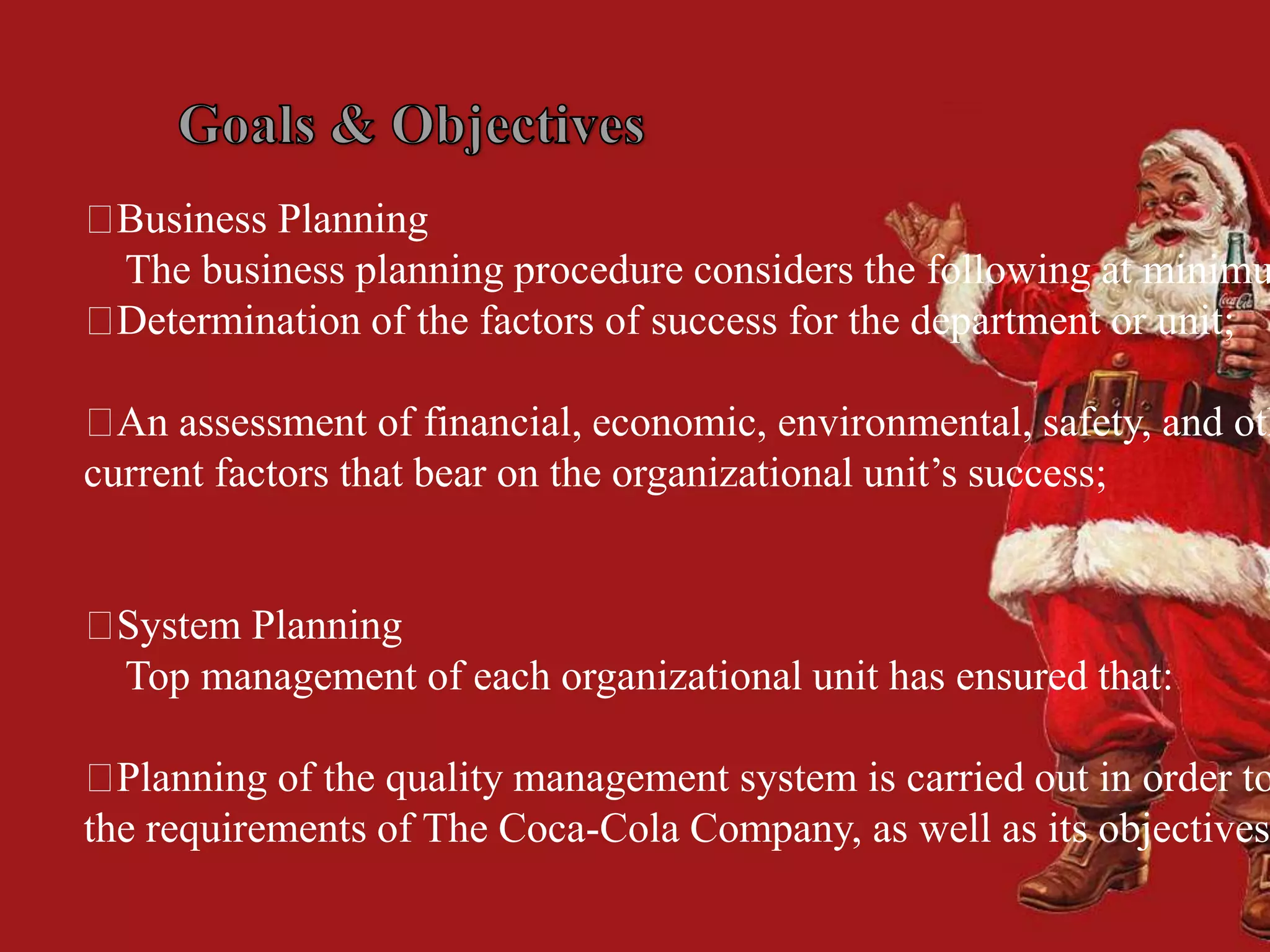 Quality Management System of Coca-Cola | PPTX