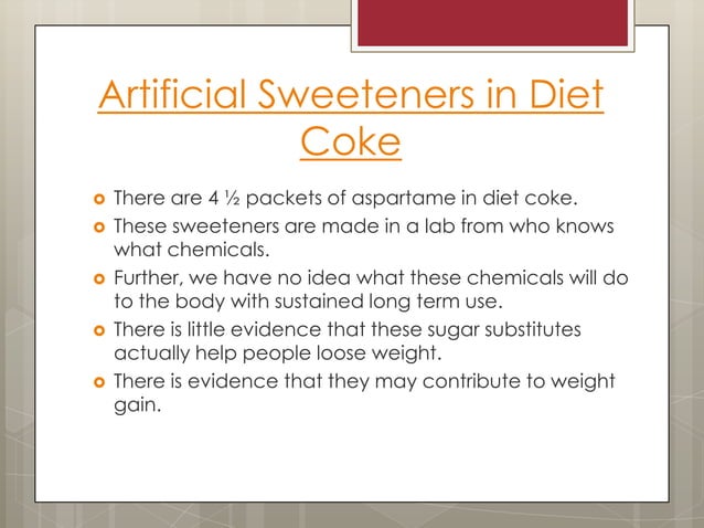 Coke vs diet | PPT