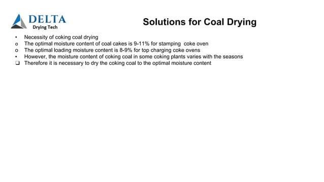 Coking Coal Drying for Coking Plants.pptx