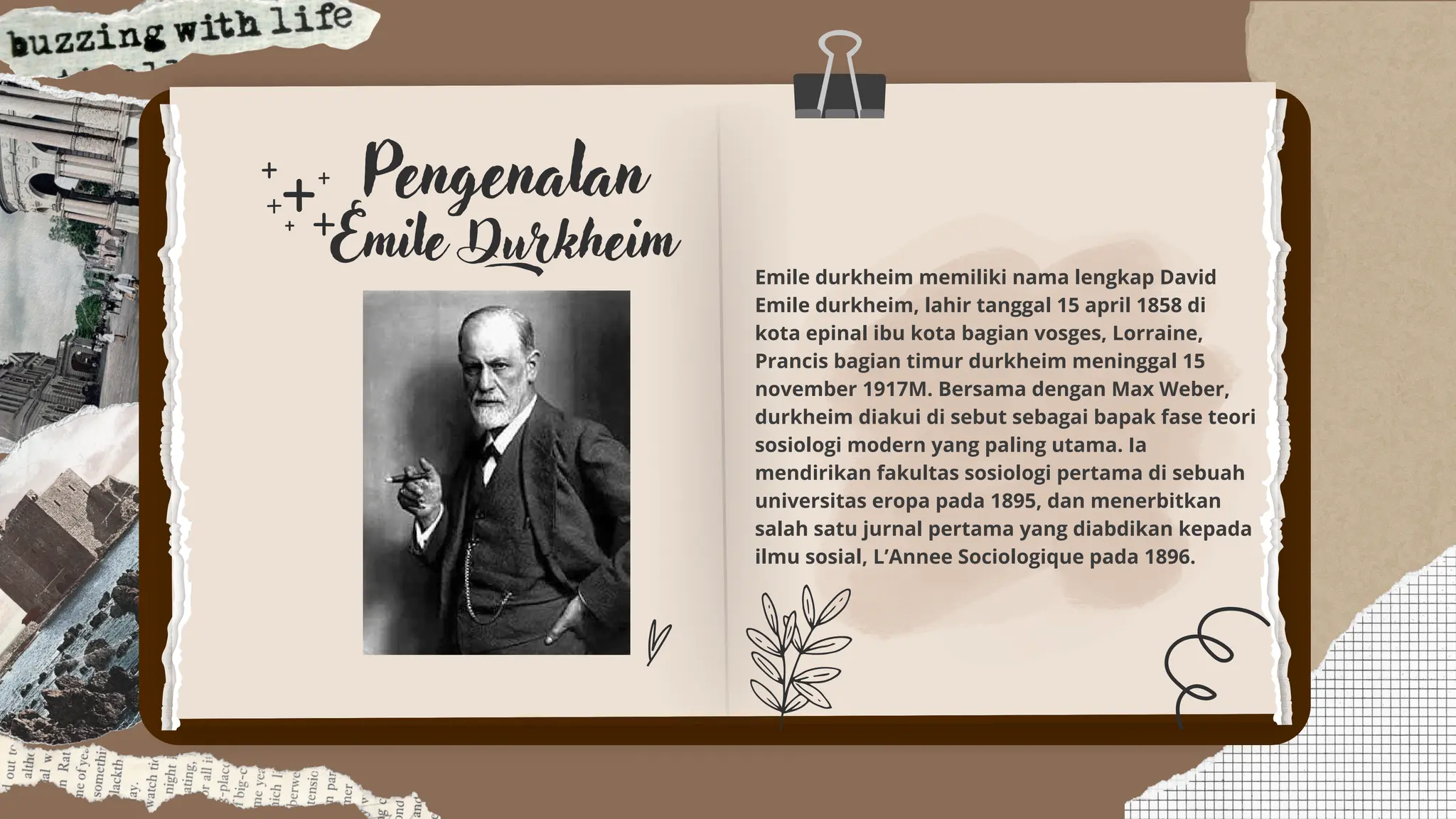 Teori Sosiologi Emile Durkheim (Dosen Pengampu: Khoirin Nisai Shalihati ...