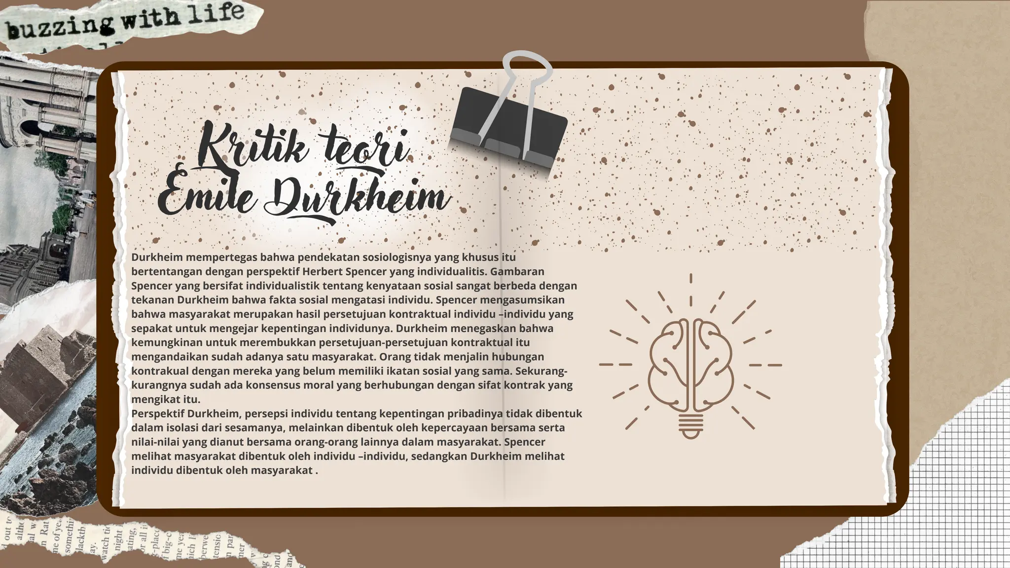 Teori Sosiologi Emile Durkheim (Dosen Pengampu: Khoirin Nisai Shalihati ...