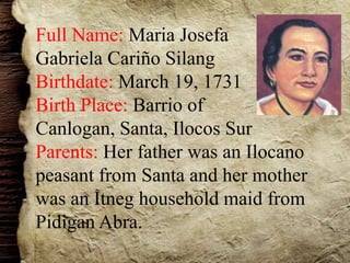 Maria Josefa Gabriela Silang