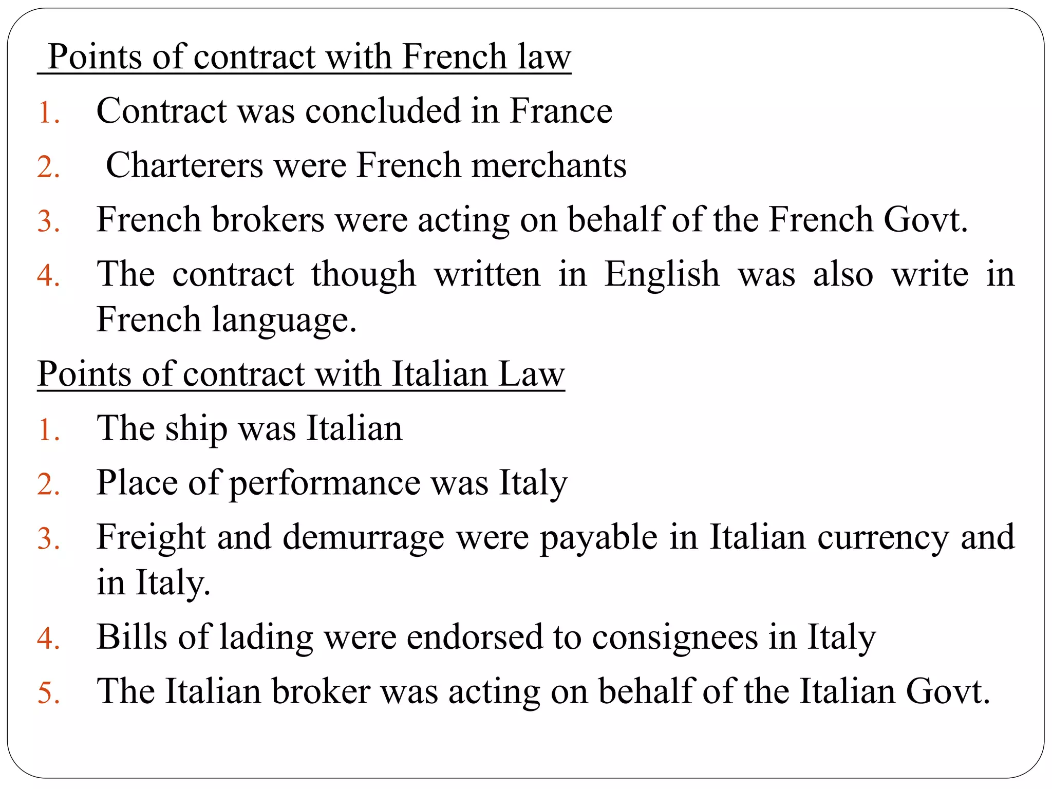 Contracts In Private International Law Pptx