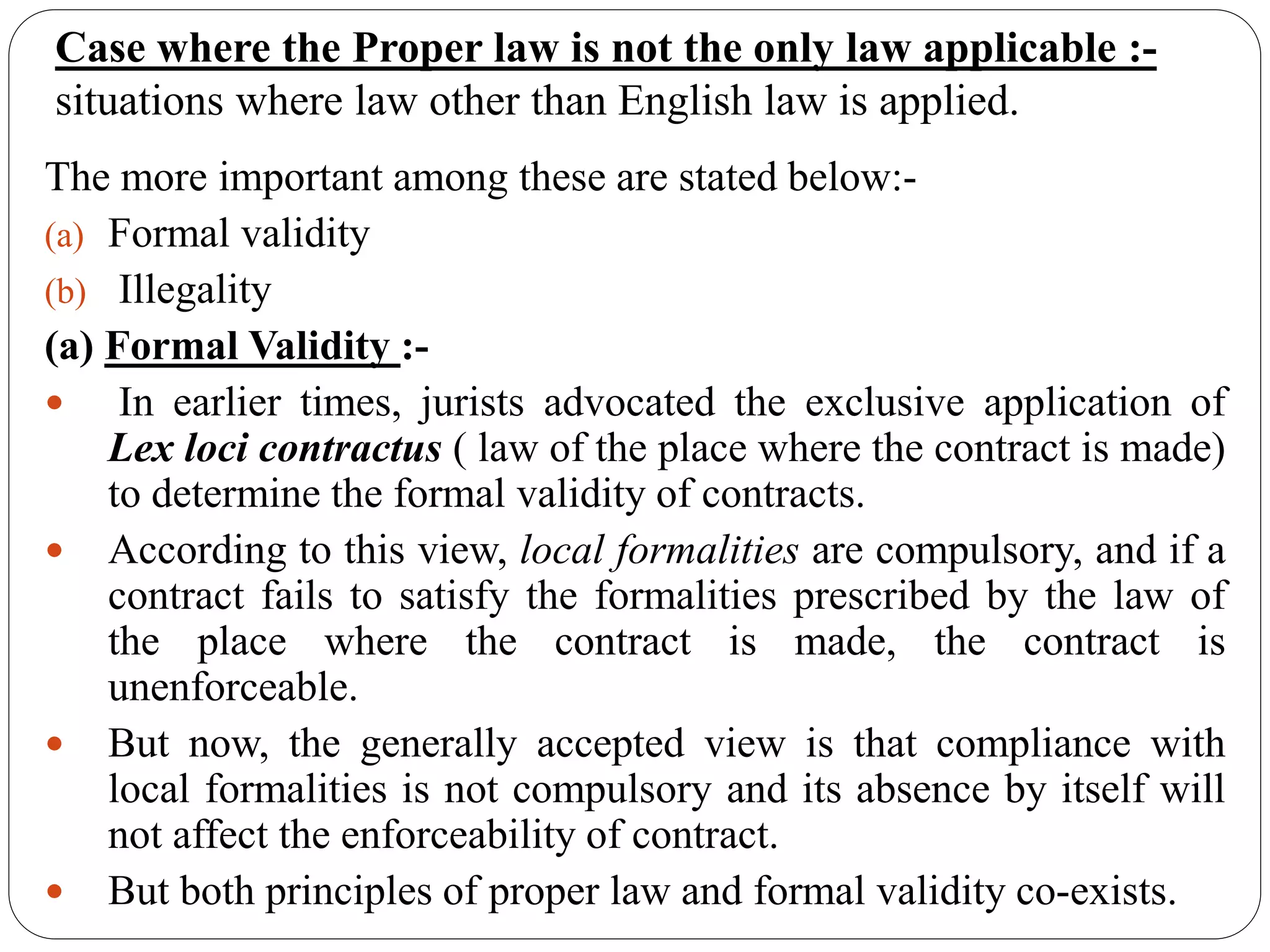 Contracts in Private International Law | PPTX