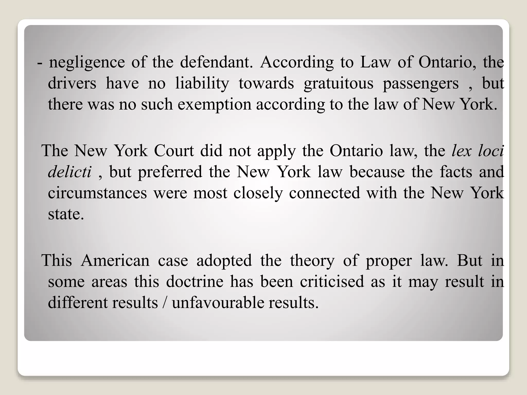 Torts in Private international law | PPTX