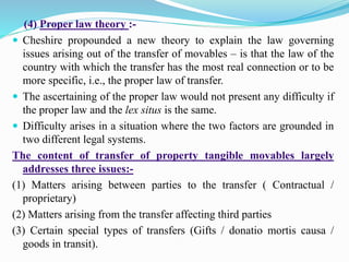Movable Property in Private International Law | PPTX