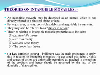 Movable Property in Private International Law | PPTX