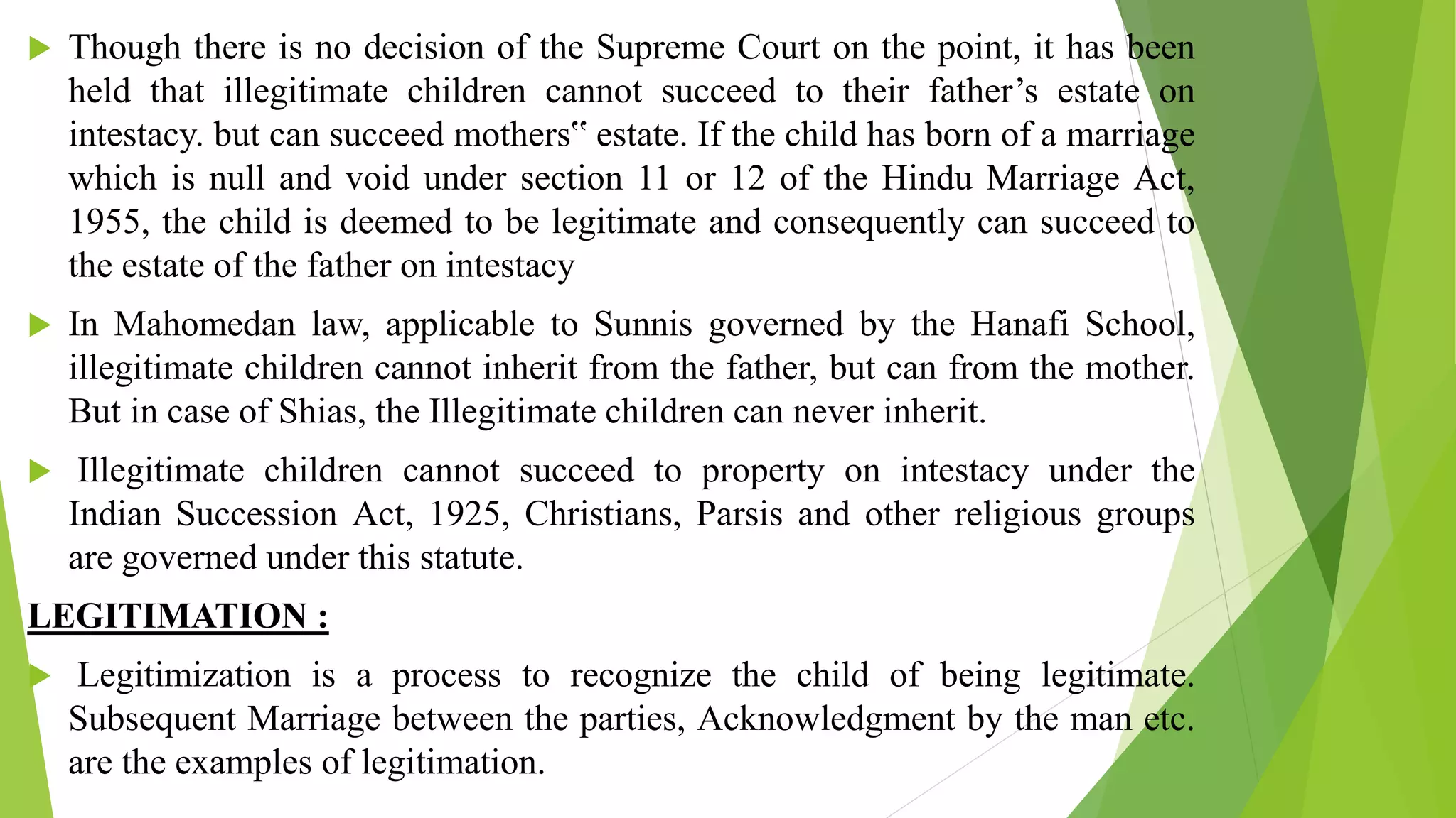 Legitimacy, Legitimation and Adoption under Private International Law ...