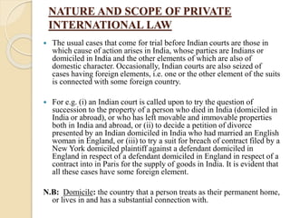 conflict of Laws or Private International Law | PPTX