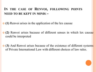Doctrin of Renvoi | PPTX