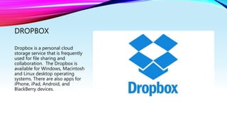 Colaboration tools and digital presence | PPT