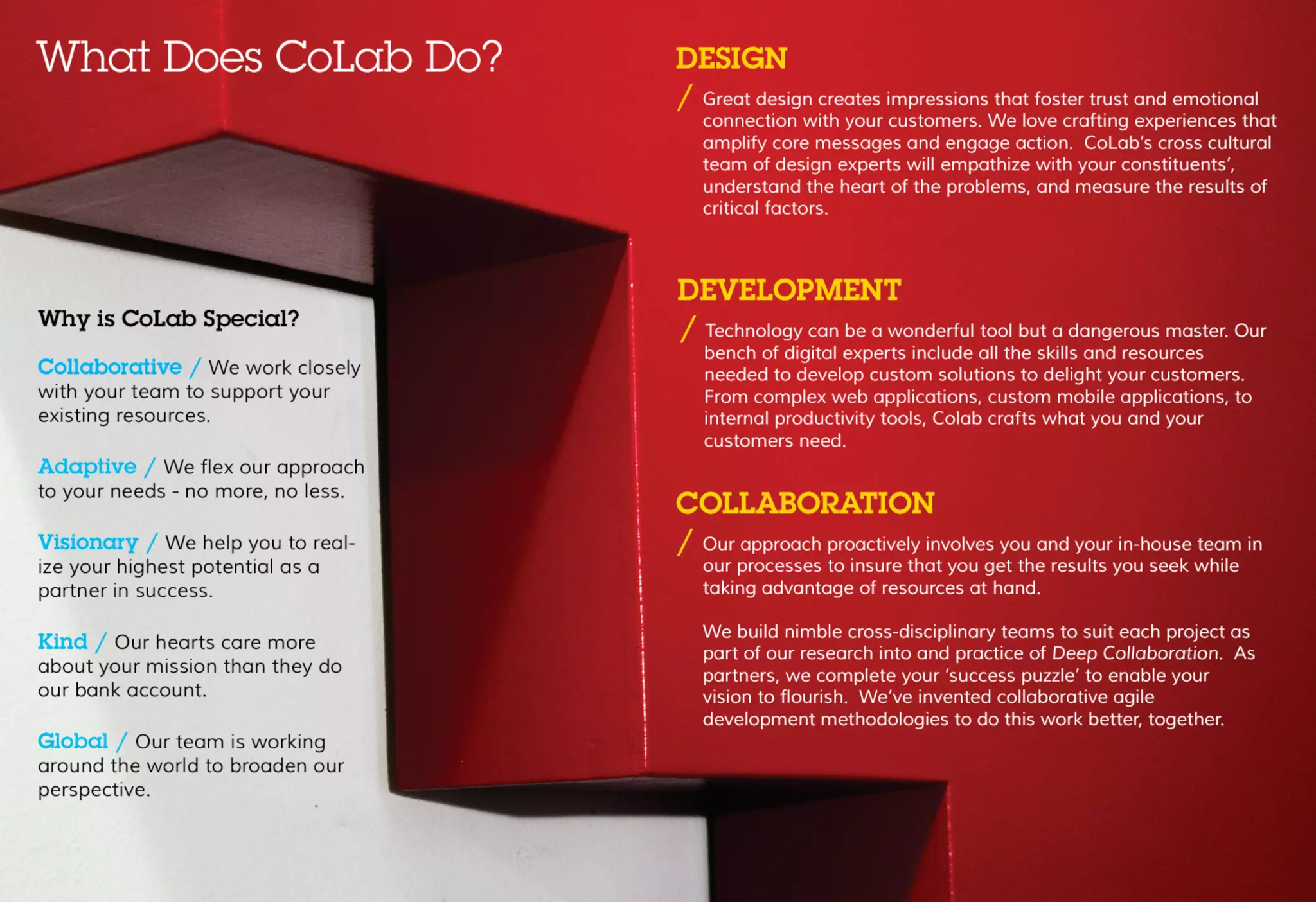 CoLab Coop - Design, Development, Collaboration | PPT