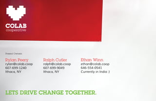 CoLab Coop - Design, Development, Collaboration | PDF