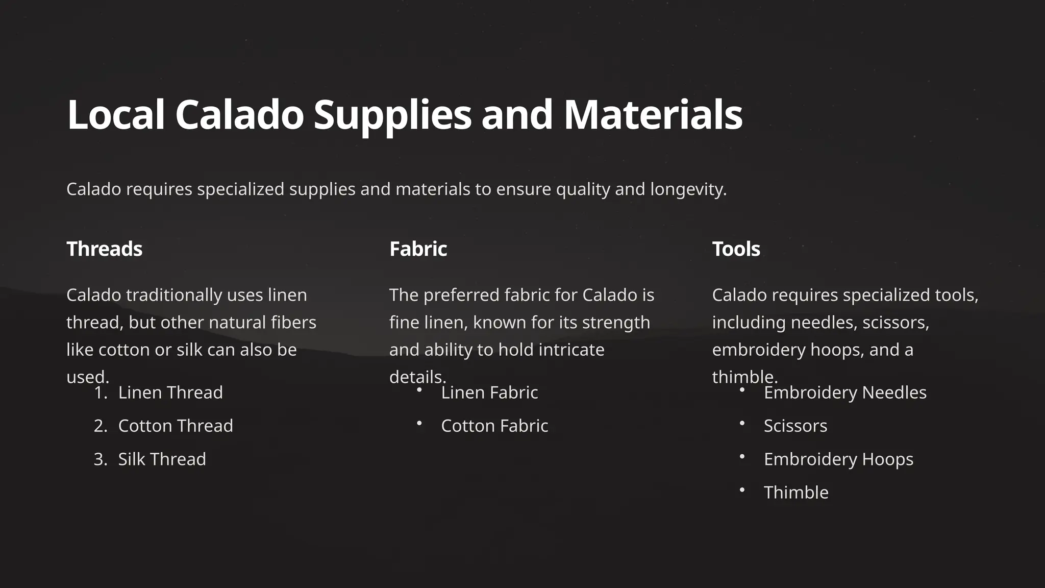 Coladoamazingneedle craftrafting of intricate, often delicate designs ...