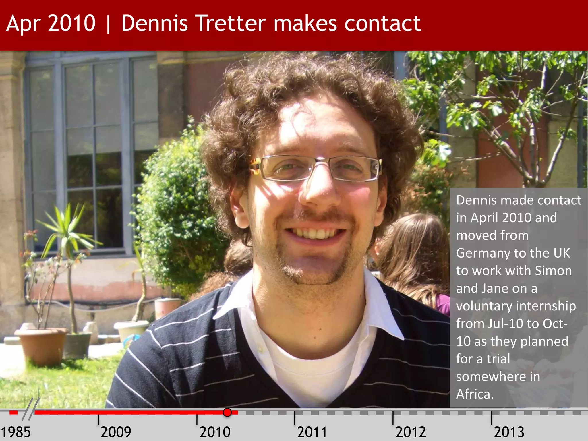 ColaLife | Key milestones - 1985 to Dec-13 | PPT