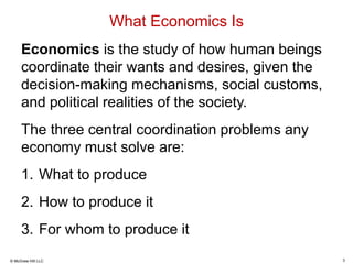 Economics and Economic reasoning Chap. 1 | PPTX