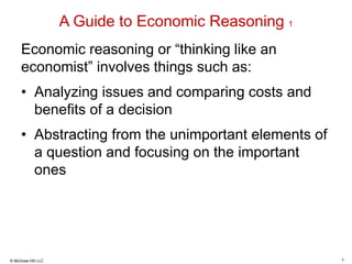 Economics and Economic reasoning Chap. 1 | PPTX