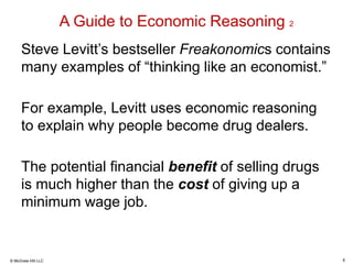 Economics and Economic reasoning Chap. 1 | PPTX