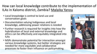 Integrated landscape approaches: Lessons learned from COLANDS | PPT