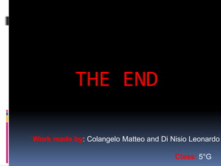 Colangelo and di nisio's physic work | PPT