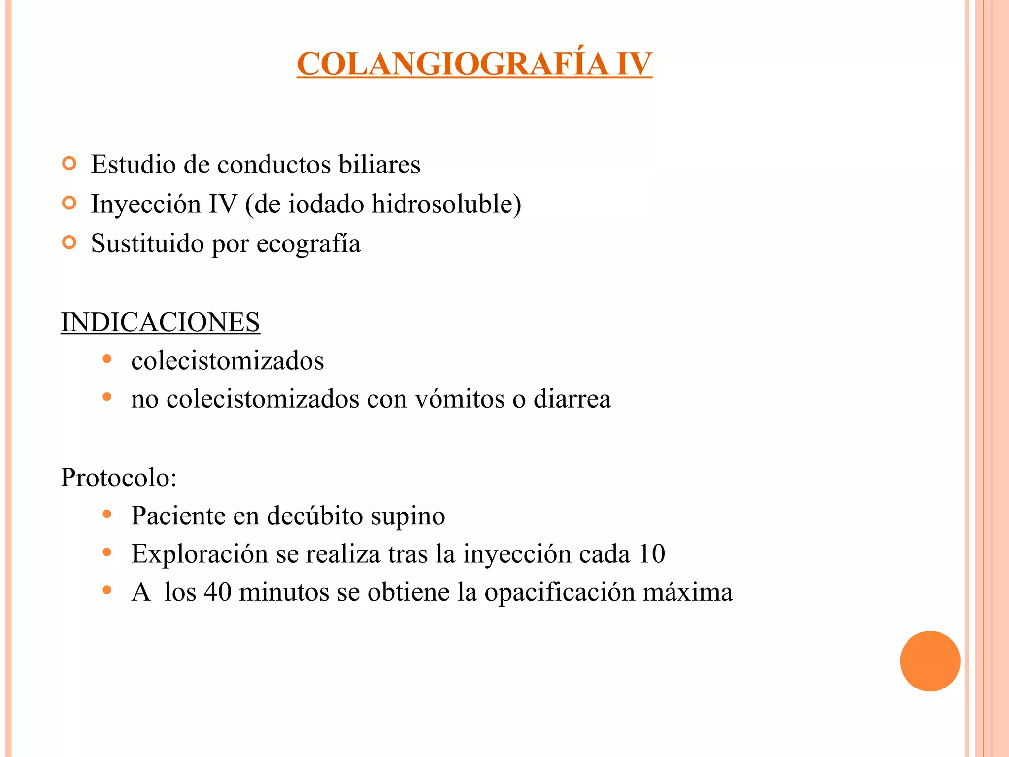 Colangiografia Iv | PPT
