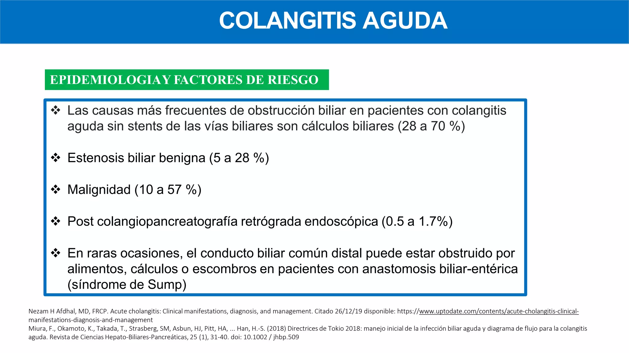 colangitis AGUDA | PPTX | Digestive Disorders | Diseases and Conditions