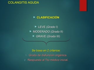 Colangitis aguda 2016 | PPT
