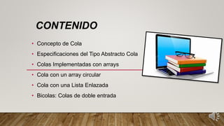 Programación 3: colas | PPTX