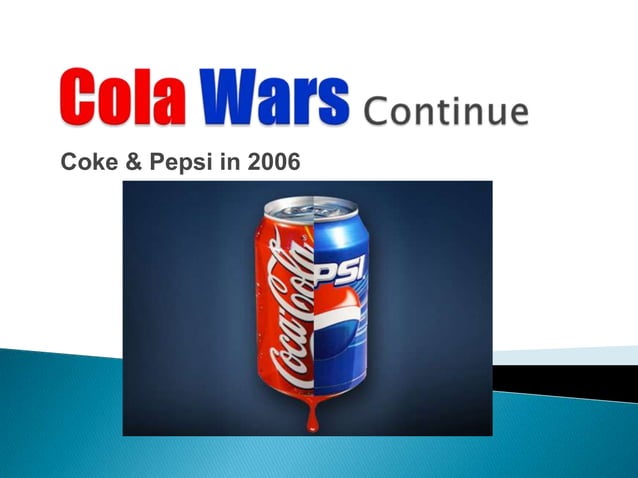 Cola wars continue | PPTX