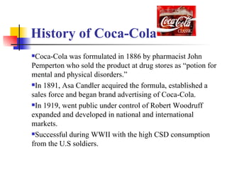 Cola Wars Spring2008 Tigers | PPT