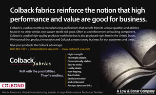 Colbond-USA Advertising Portfolio | PDF