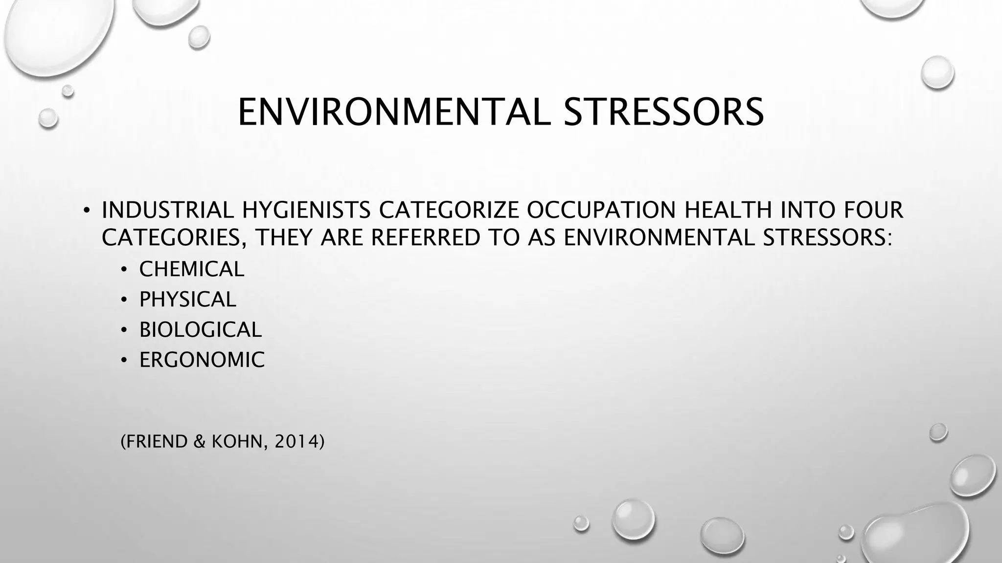 4.6 environmental stressors | PPTX