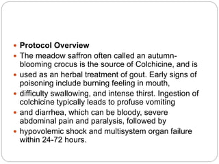 Colchicine | PPTX